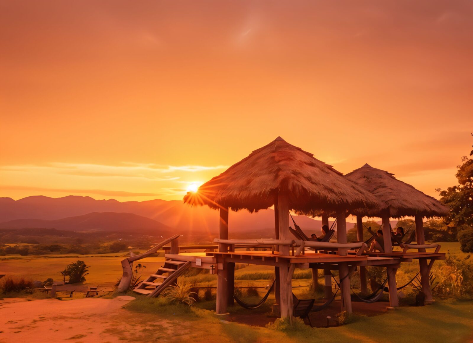 Two Huts Pai: Bamboo Huts, Rice Fields & Relaxing Vibes - Thailand ...