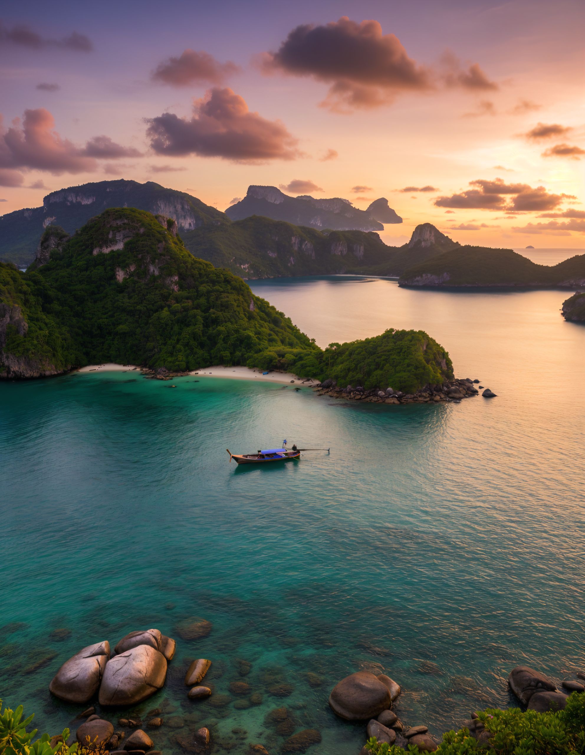 Mu Ko Ang Thong National Marine Park in Koh Samui: Emerald Lagoons ...
